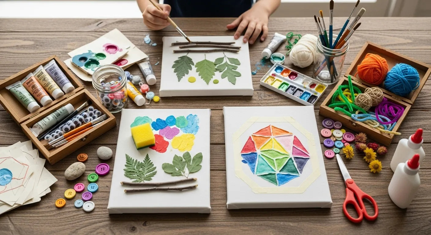 Canvas Craft Ideas for Kids: Ignite Creativity & STEM Fun | I'm the ...
