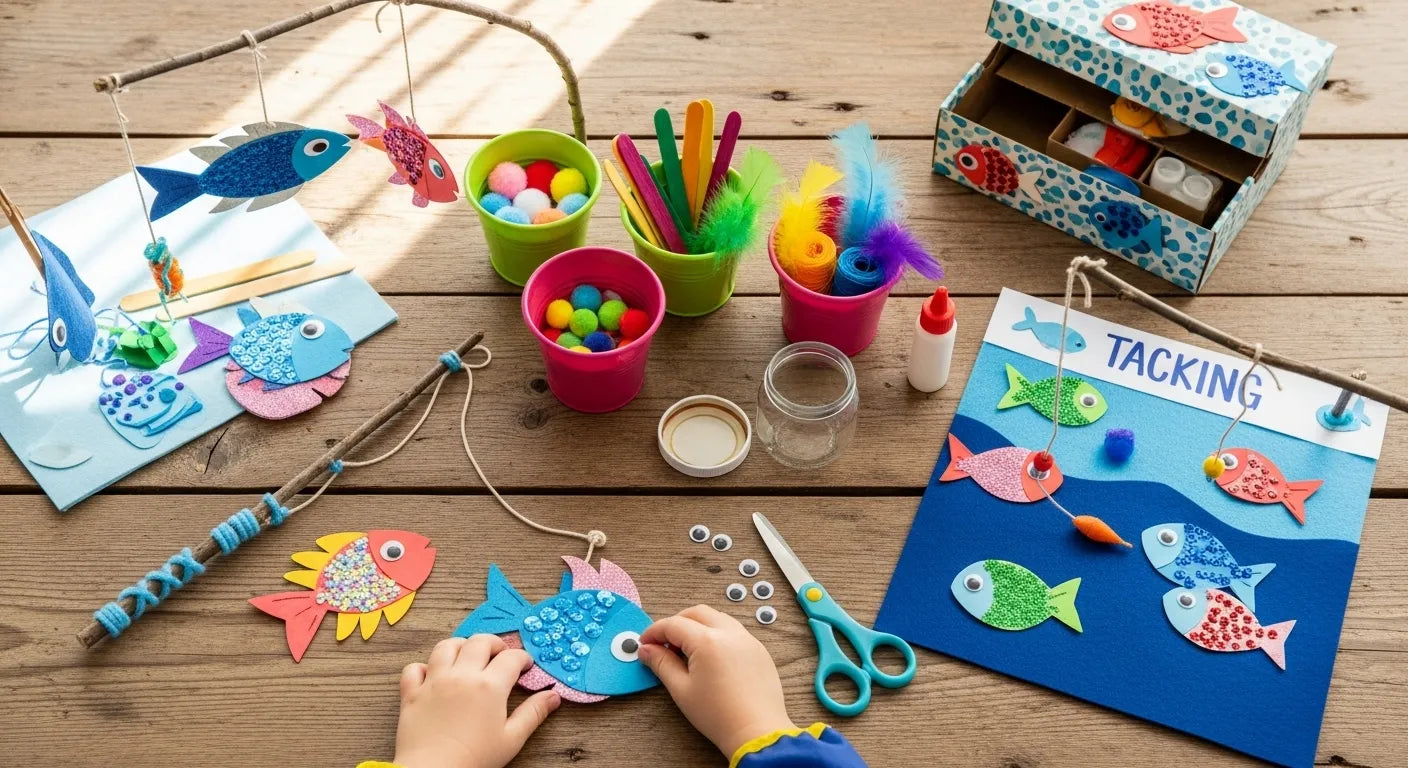 Catch the Fun: Engaging Fishing Crafts for Kids | I'm the Chef Too