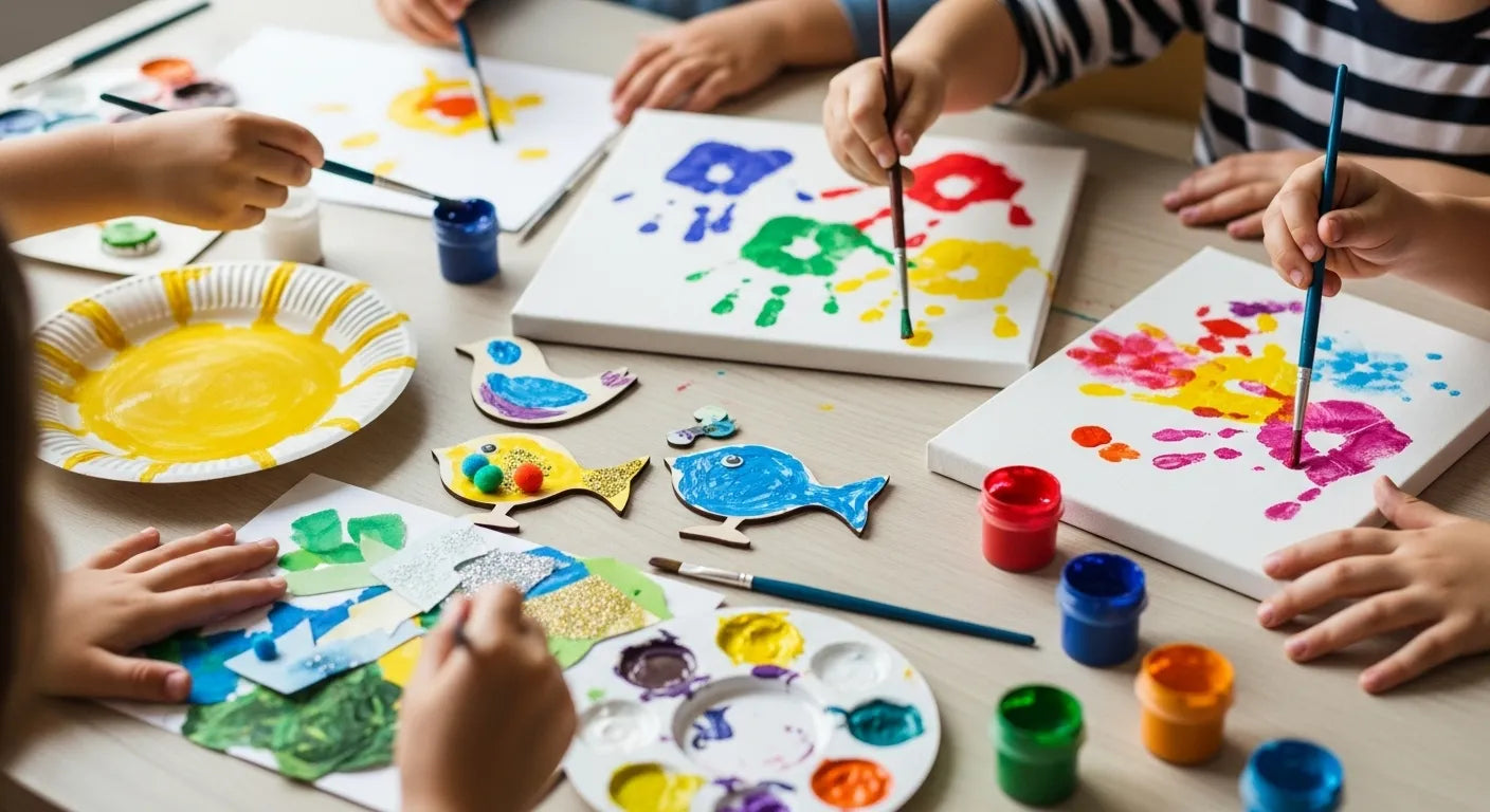 Colorful Creations: Engaging Kids Paint Crafts for Every Little Artist ...