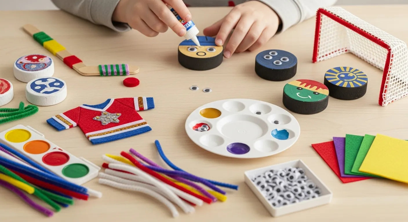 Cool Hockey Crafts for Kids: Fun DIY Activities | I'm the Chef Too