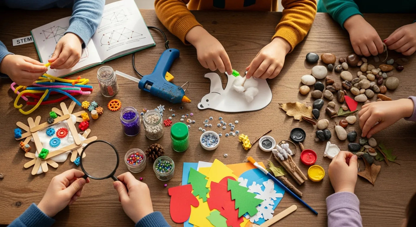 Cozy Winter Crafts for Kids: Creative STEM Fun Indoors | I'm the Chef Too