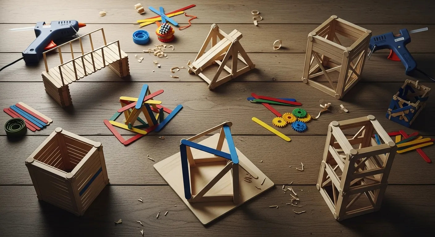 Craft Stick STEM Challenges for Endless Kid Fun | I'm the Chef Too