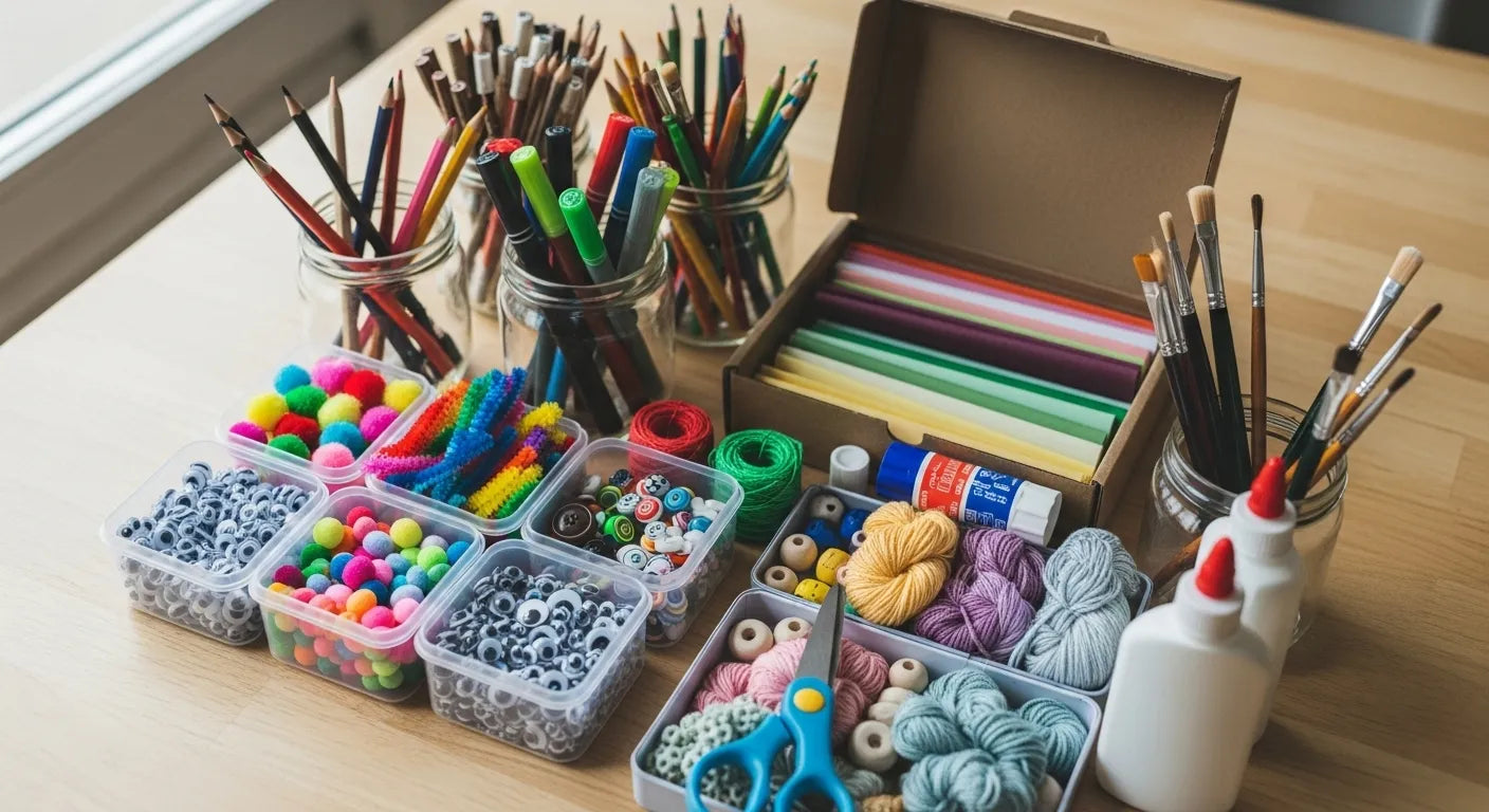 Crafting Calm: Organizing Kids Craft Supplies for Joyful Creation | I'm ...