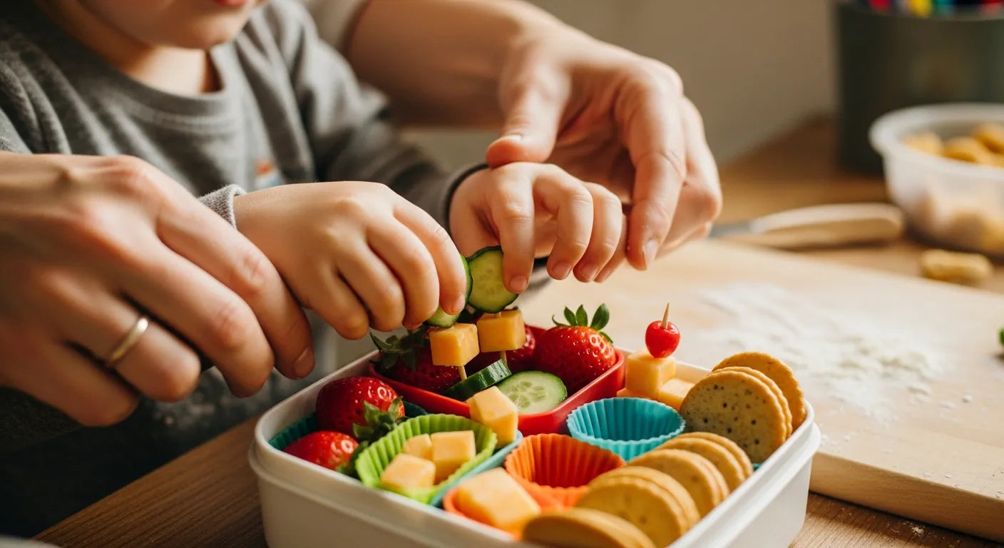 Crafting Delicious Kid Snack Packs: Fun & Learning! | I'm the Chef Too