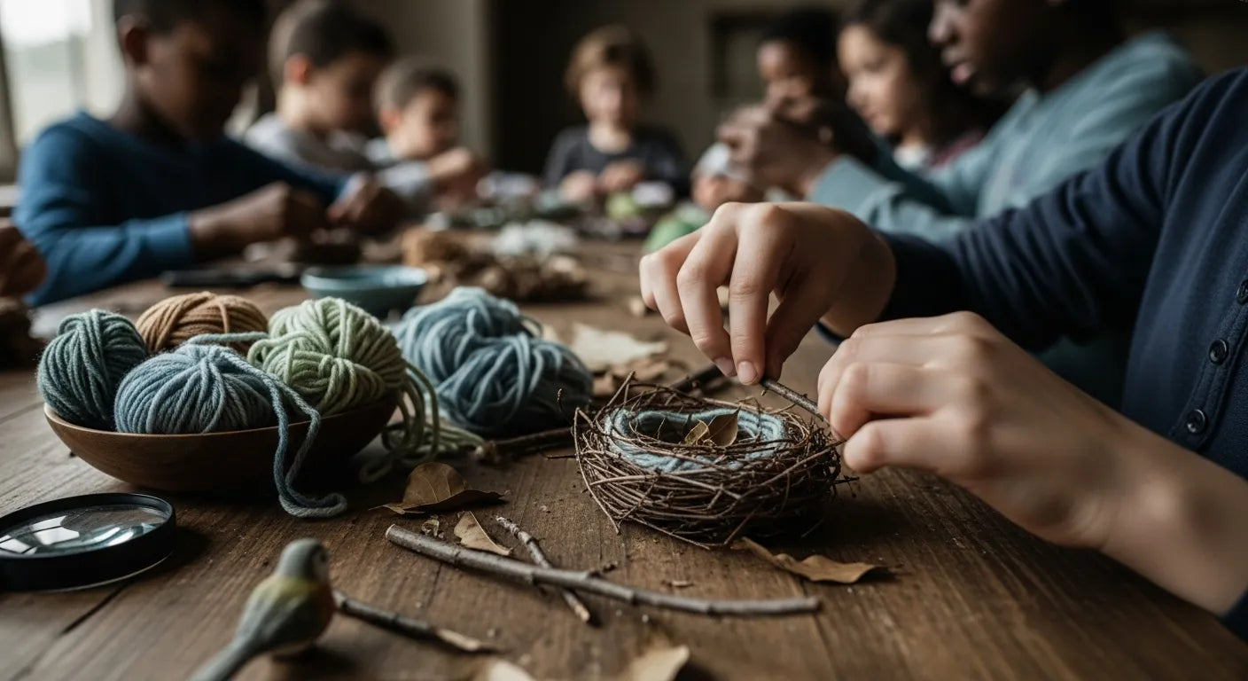Crafting Joy: Easy Bird Nest Craft for Kids & STEM Fun | I'm the Chef Too