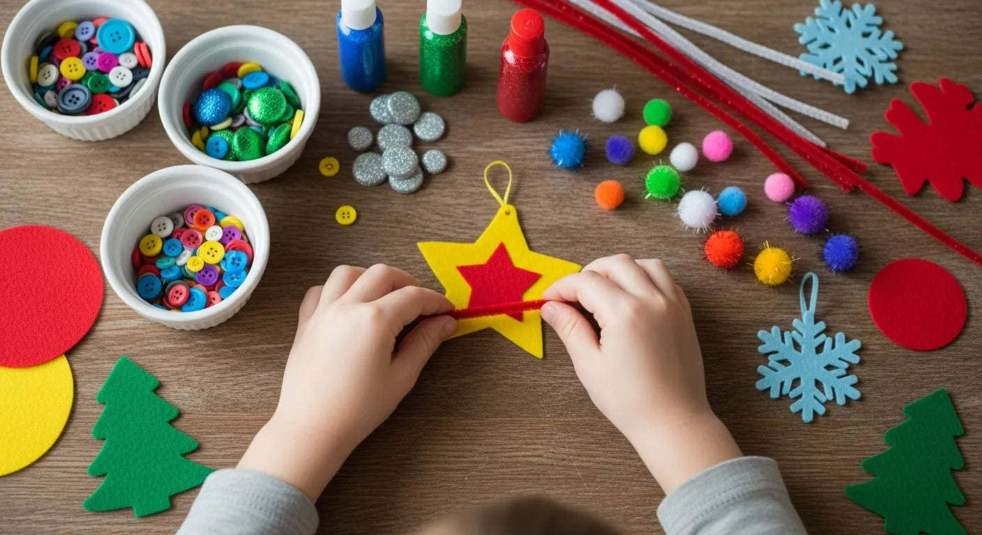 Crafting Joy: Easy Ornament Craft for Kids | I'm the Chef Too
