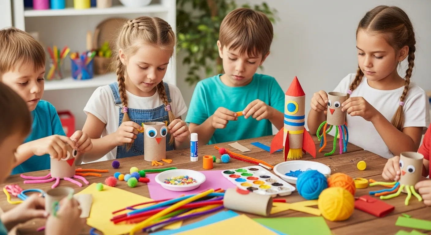 Crafting Joy: Endless Kid Crafts with Toilet Paper Rolls | I'm the Chef Too