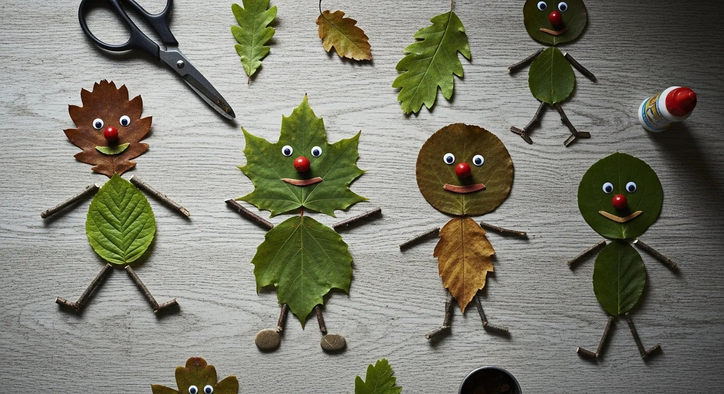 Crafting Joy: Simple & Fun Leaf People for Kids | I'm the Chef Too
