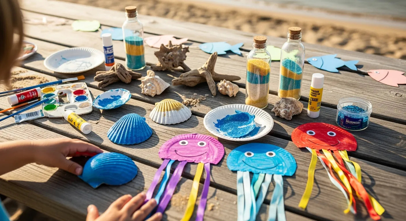 Crafting Ocean Fun: Beach Theme Crafts for Kids | I'm the Chef Too