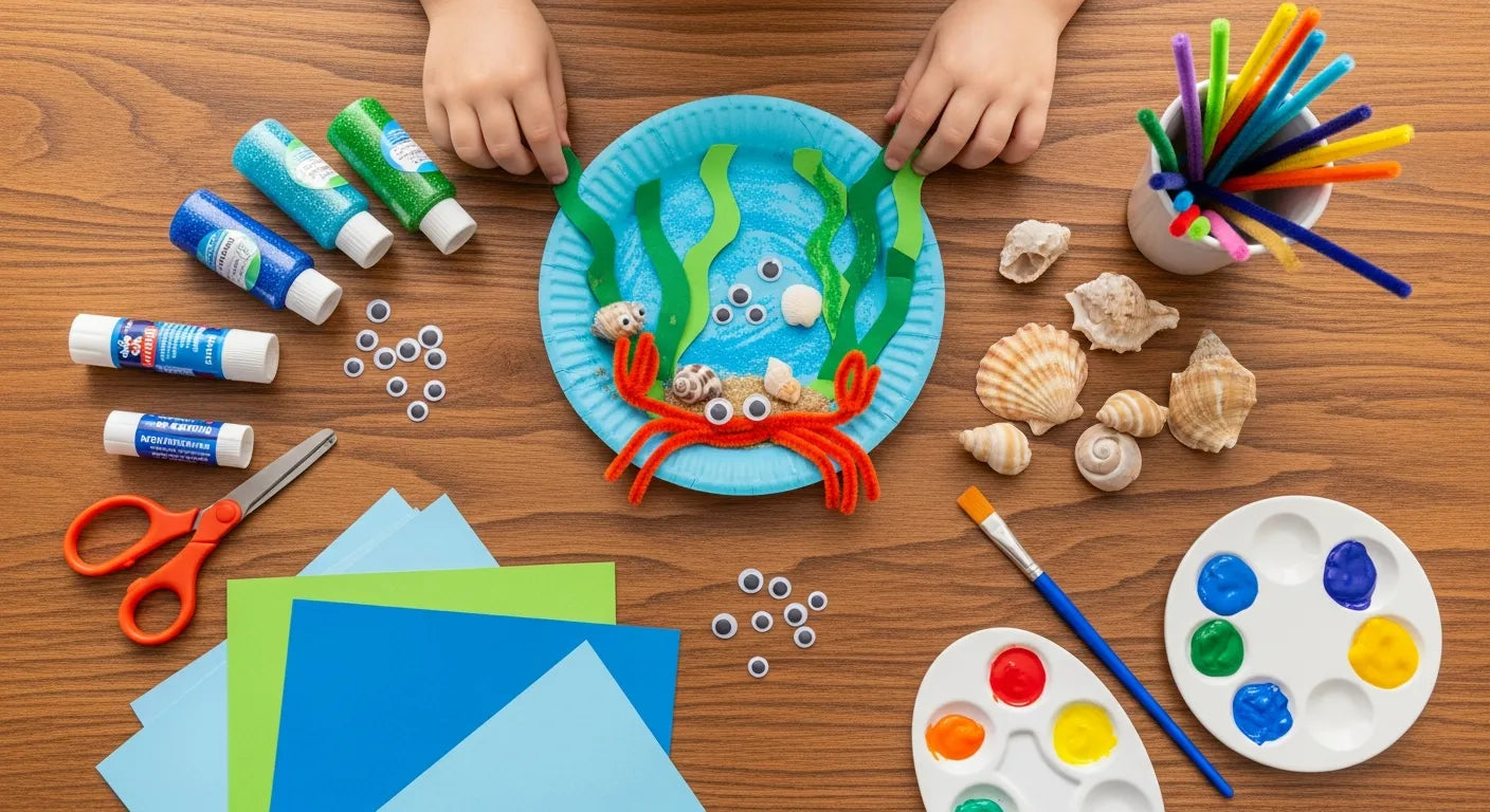Crafting Ocean Wonders: Engaging Ocean Theme Crafts for Kids That Spark ...