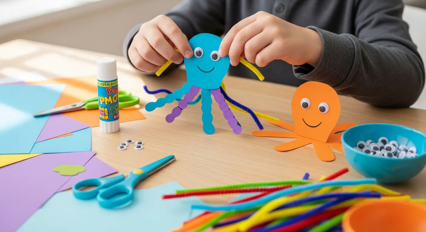 Crafting Ocean Wonders: Engaging Octopus Craft for Kids | I'm the Chef Too