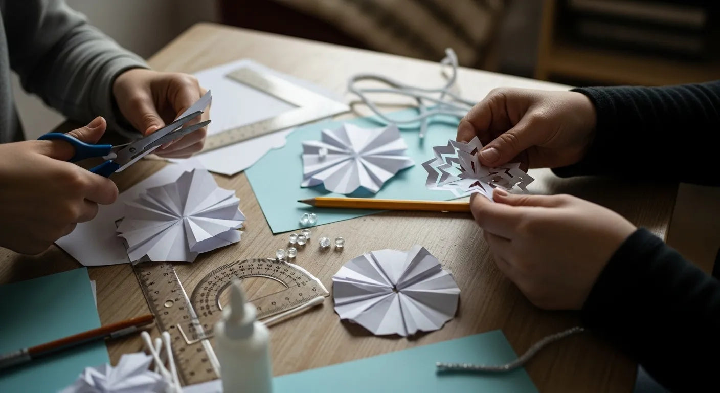 Crafting Snowflake STEM Challenges at Home | I'm the Chef Too