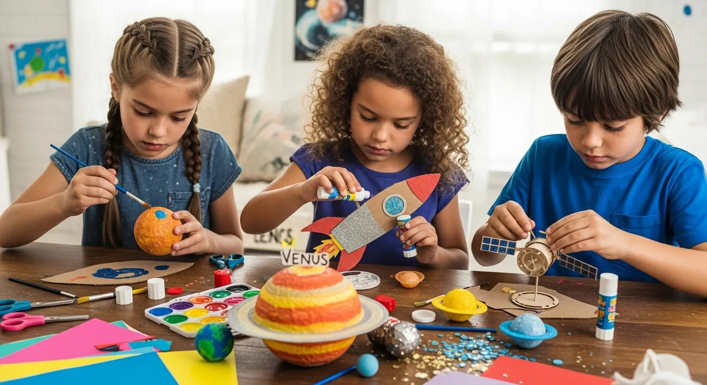 Crafting Venus: Fun Space Activities for Kids | I'm the Chef Too
