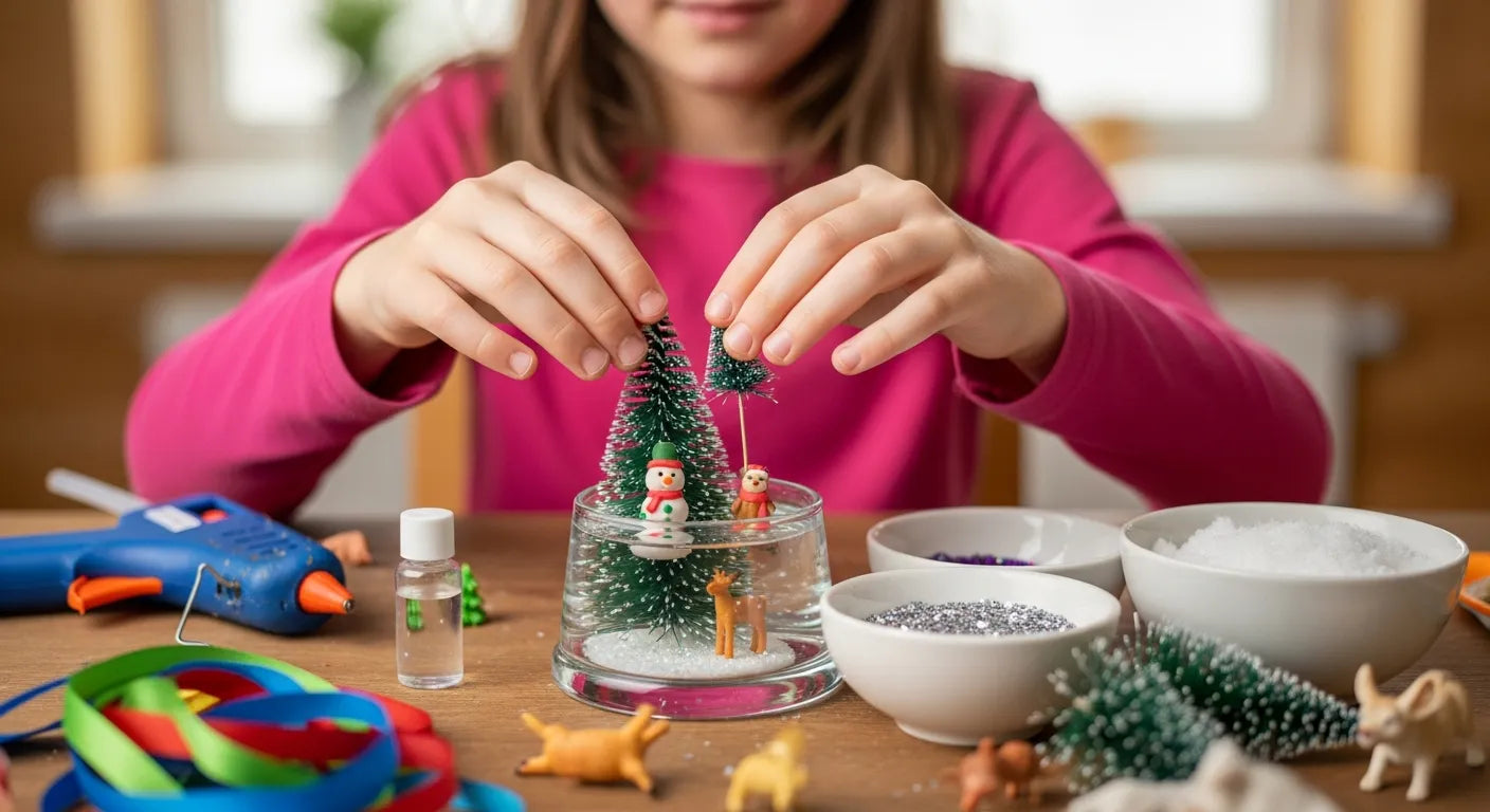 Crafting Wonder: Engaging Snow Globe Creations for Kids | I'm the Chef Too