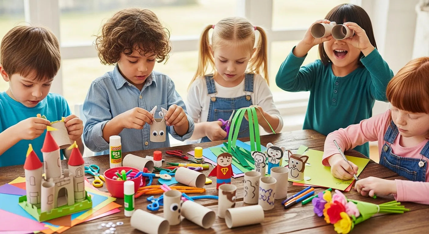 Crafty Adventures: Toilet Paper Roll Fun for Kids | I'm the Chef Too