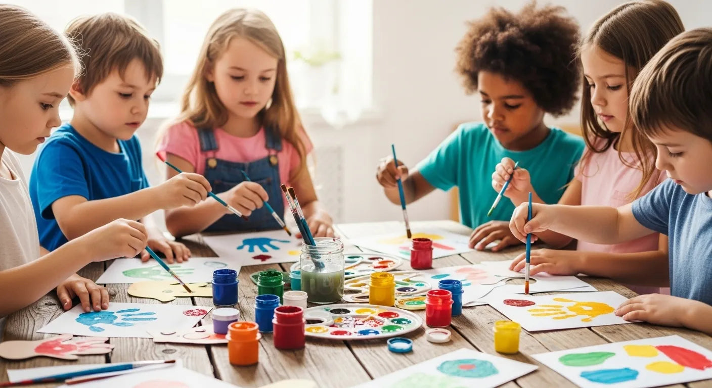 Creative Brushstrokes: Fun Kids Painting Crafts | I'm the Chef Too
