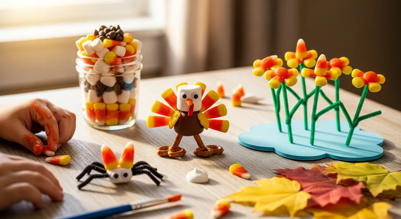 Creative Candy Corn Crafts for Kids | I'm the Chef Too