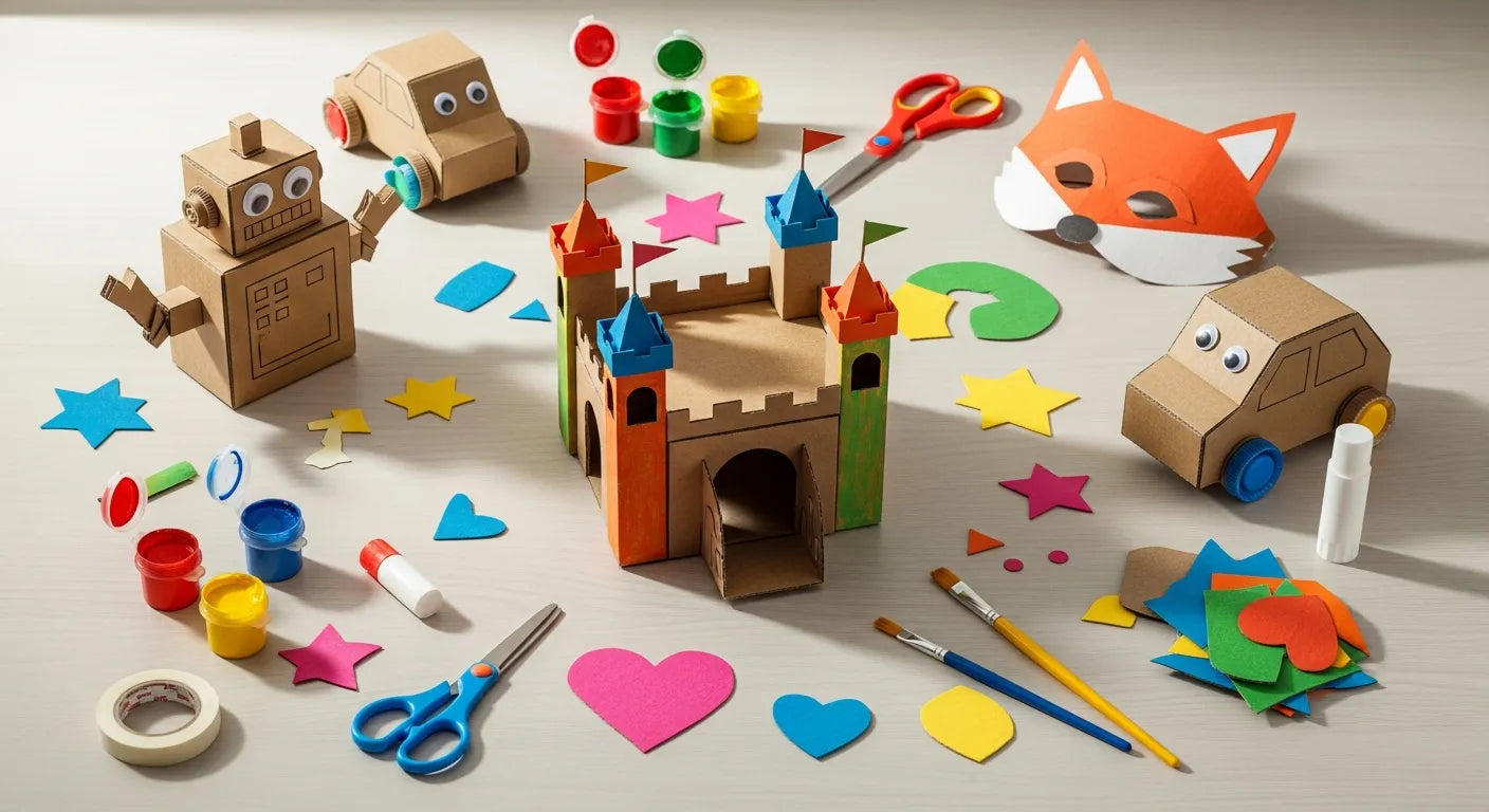Creative Cardboard Crafts for Kids: Play, Learn, & Create | I'm the ...