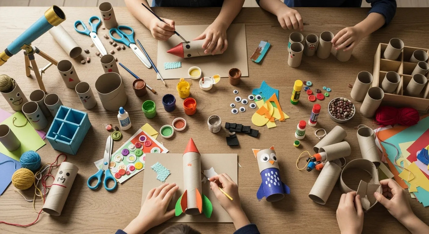 Fun Toilet Paper Roll Crafts for Kids | I'm the Chef Too
