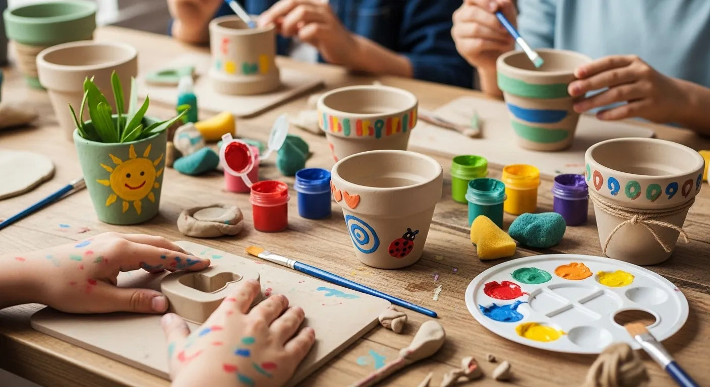 Creative Clay Pot Crafts for Kids | I'm the Chef Too