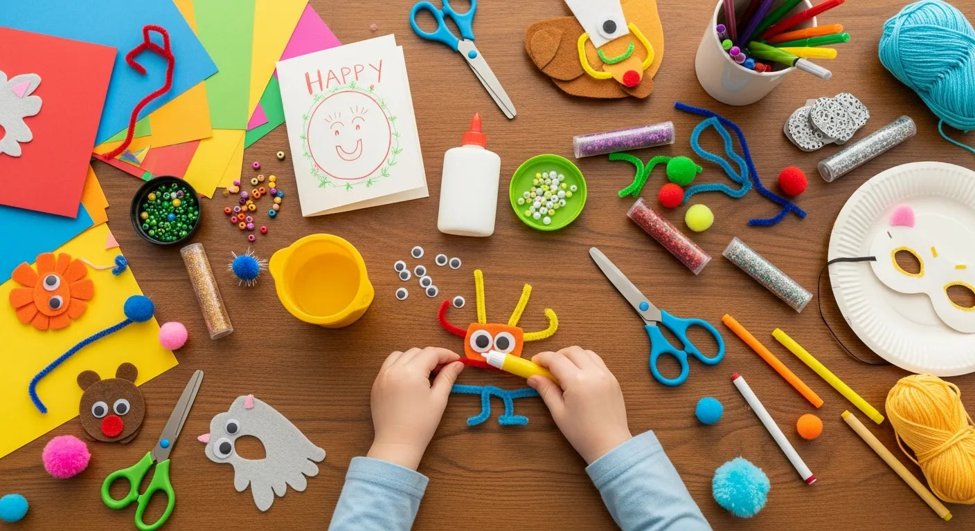 Creative Crafts for Kids to Do at Home: Endless Fun & Learning | I'm ...
