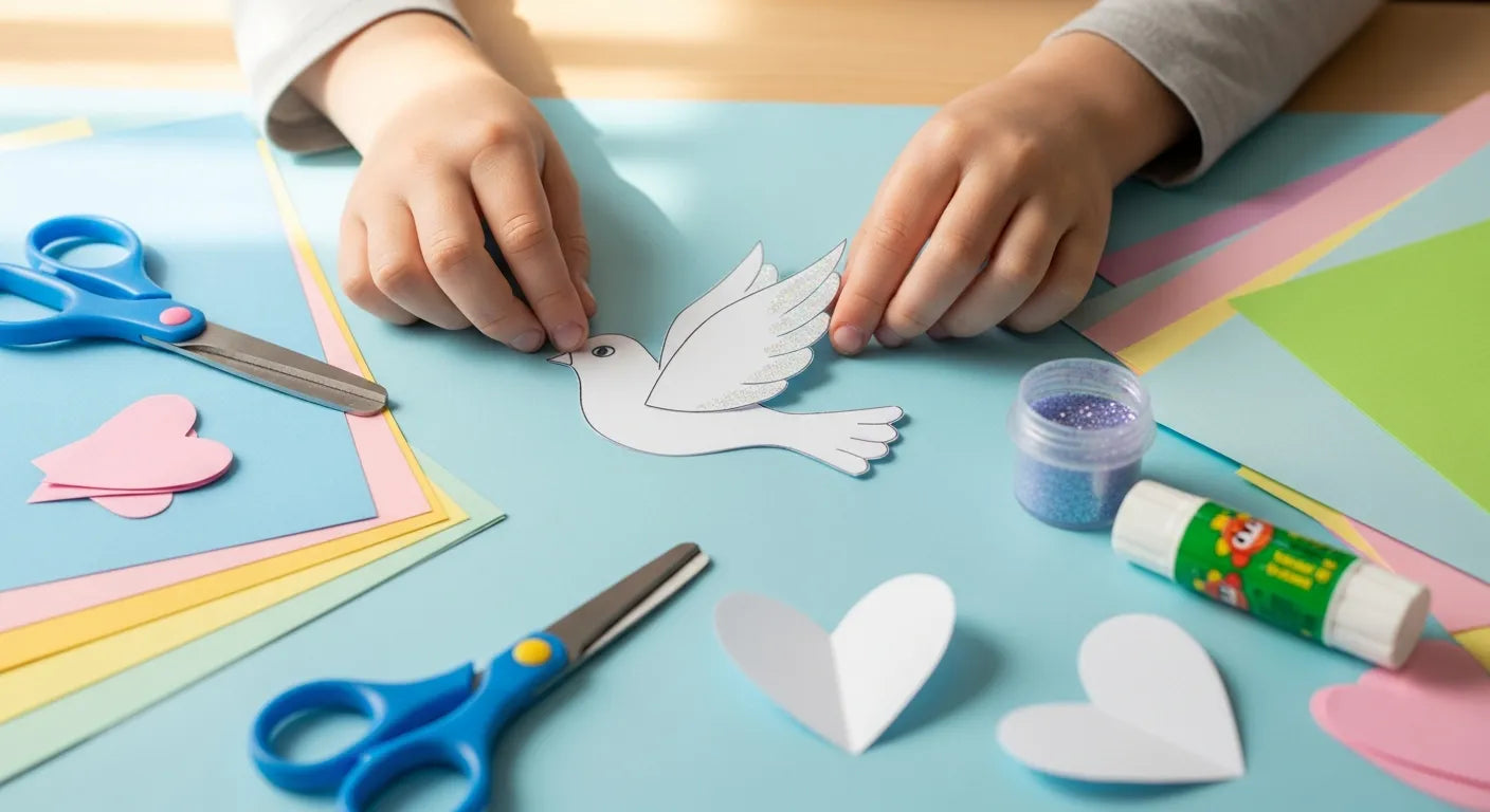 Creative Dove Craft for Kids: Easy DIY Projects | I'm the Chef Too