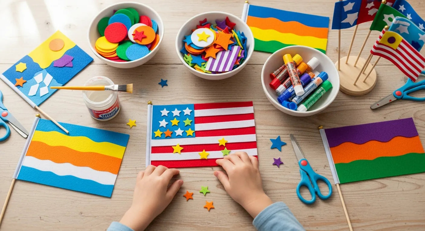 Creative Flag Craft for Kids: Make, Learn, and Celebrate | I'm the Chef Too