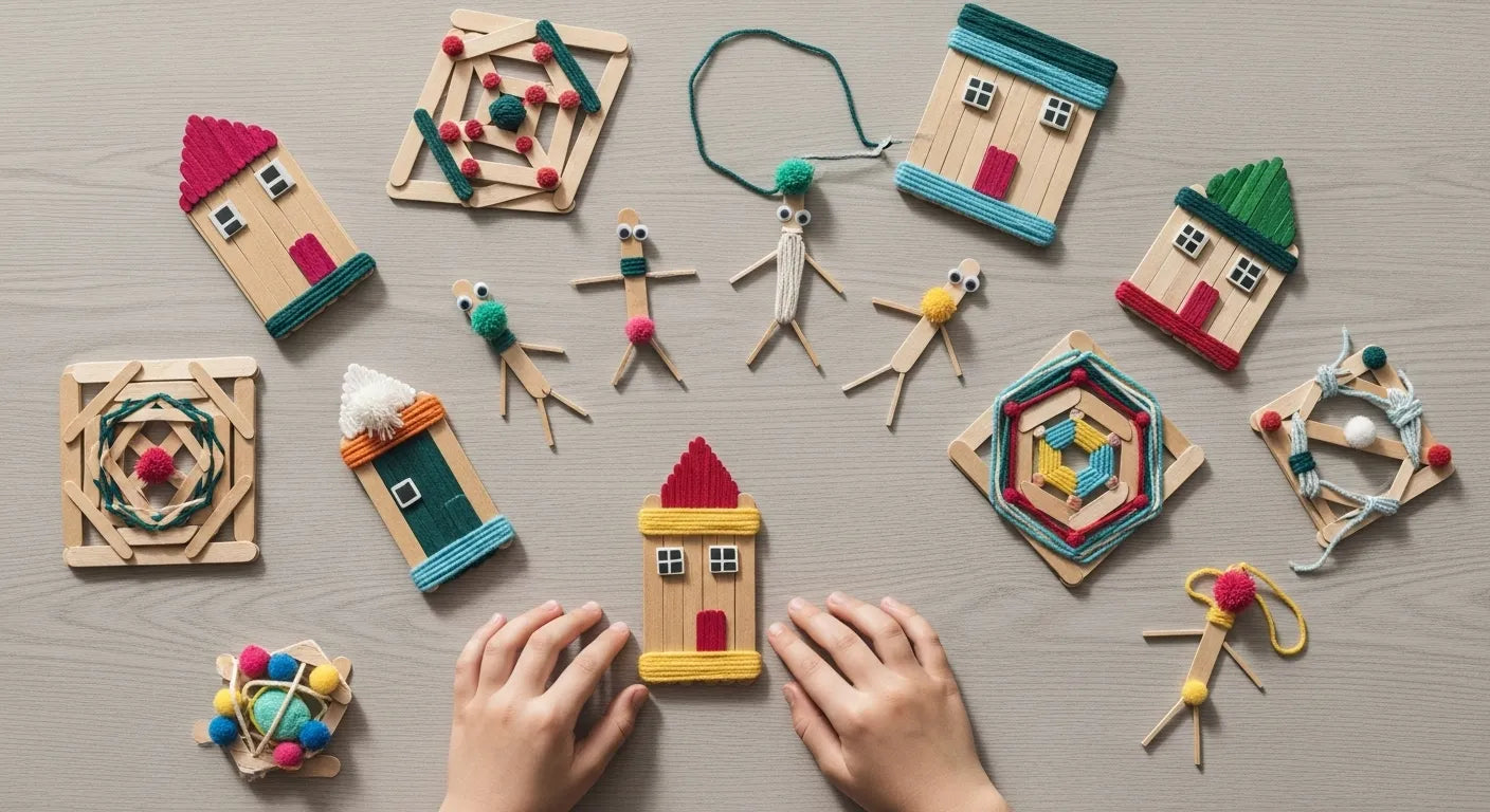 Creative Fun: Easy Popsicle Stick Crafts for Kids | I'm the Chef Too