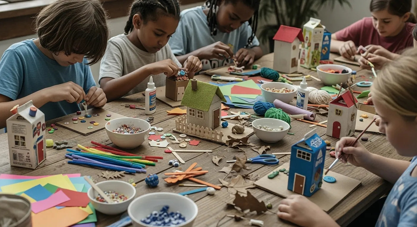 Creative House Crafts for Kids: Build & Play! | I'm the Chef Too