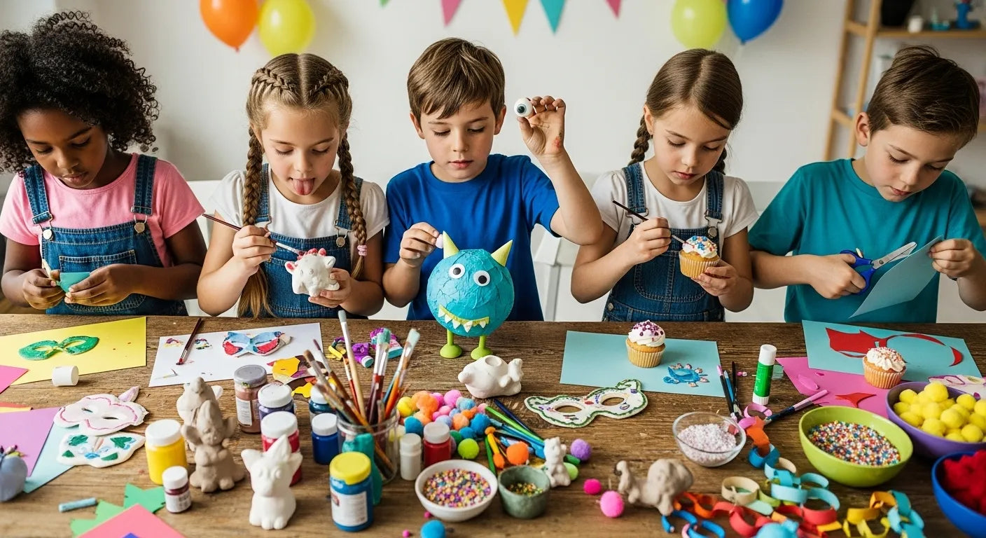 Creative Kids' Birthday Party Crafts | I'm the Chef Too