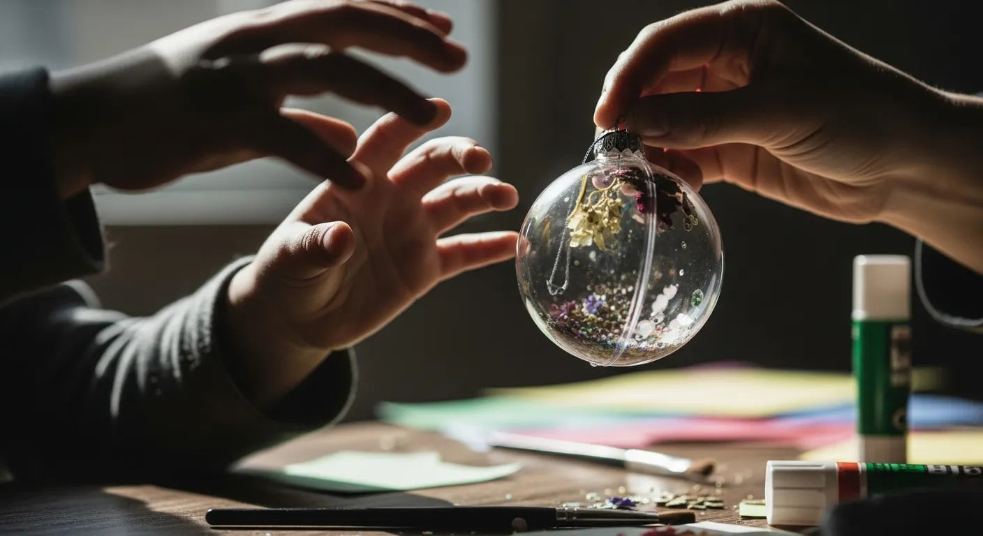 Creative Kids Clear Ornament Crafts | I'm the Chef Too