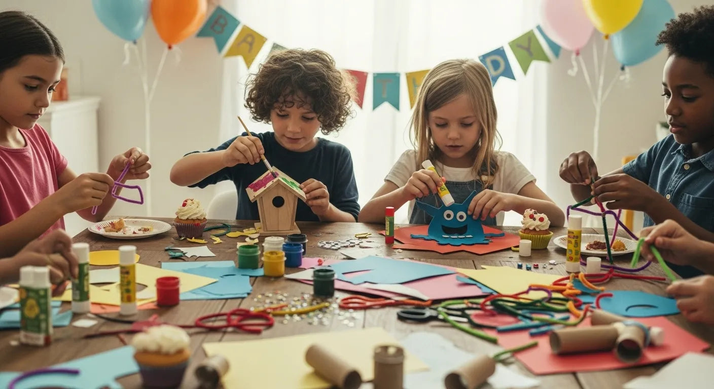 Creative Kids Craft Birthday Party Ideas | I'm the Chef Too