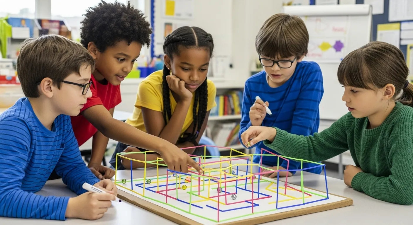 Creative Kids: The Straw Maze STEM Challenge | I'm the Chef Too