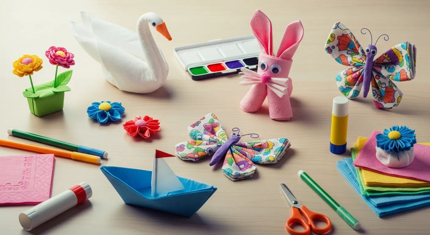 Creative Napkin Crafts for Kids: Fun DIY Ideas | I'm the Chef Too