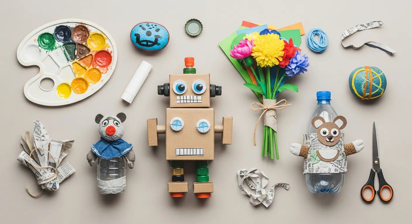 Creative Recycled Crafts for Kids: Endless Eco-Friendly Fun | I'm the ...