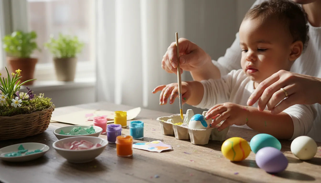 Creative Toddler Easter Arts and Crafts Activities | I'm the Chef Too
