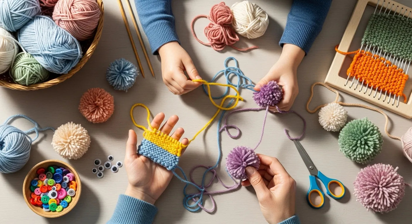 Creative Yarn Crafts Kids Love to Create | I'm the Chef Too