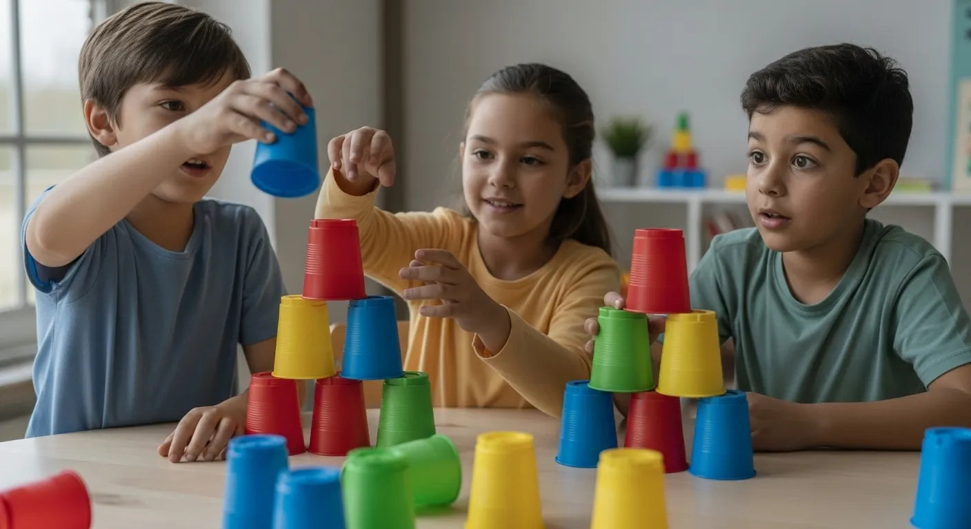 Cup Stacking Challenge: Build STEM Skills & Fun | I'm the Chef Too