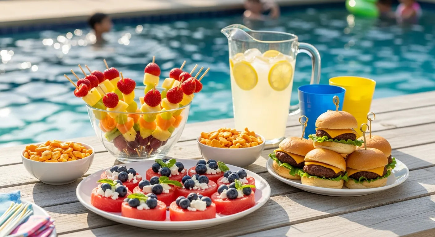 Delicious & Easy Pool Party Snacks for Kids | I'm the Chef Too