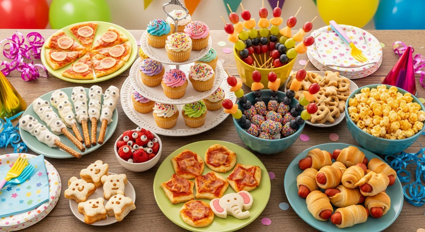 Delicious & Fun Party Snacks for Kids' Birthdays | I'm the Chef Too