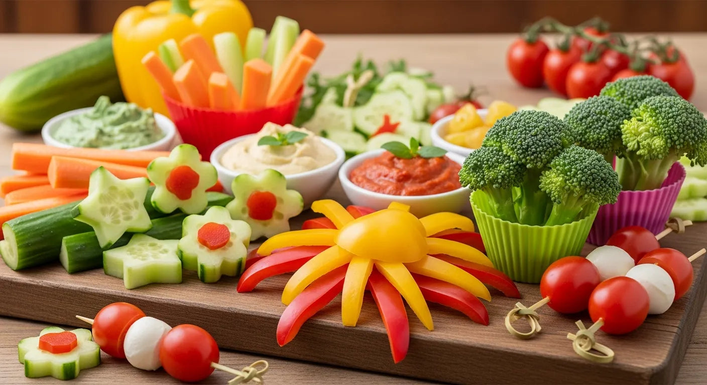 Delicious Kids Veggie Snacks: Fun Ways to Grow Healthy Eaters | I'm the ...