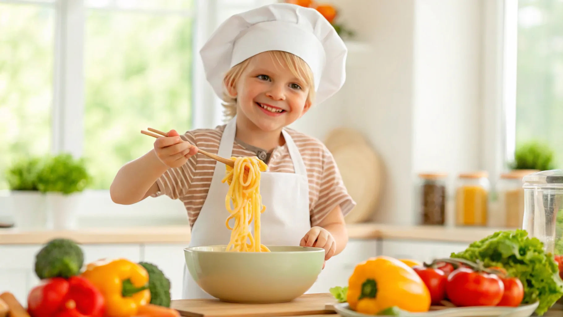 Delicious Noodle Recipes for Kids: Cooking Adventures! | I'm the Chef Too