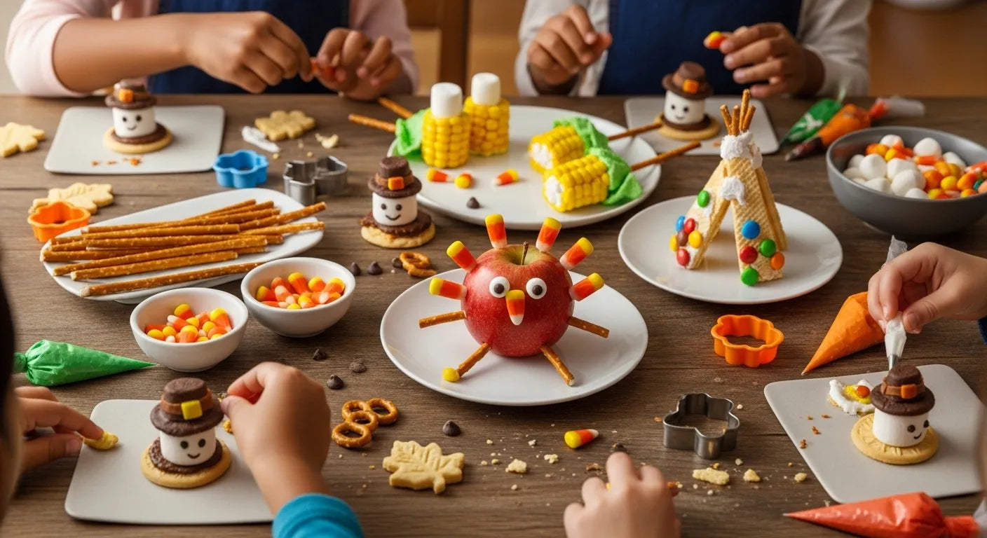 Delightful Edible Adventures: Thanksgiving Food Crafts for Kids | I'm ...