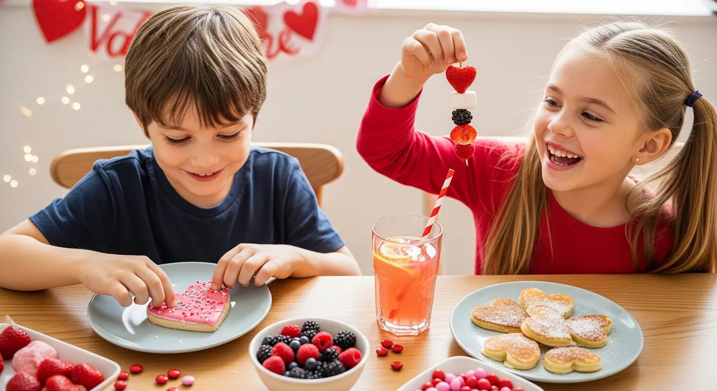 Delightful Valentine's Day Kids Snacks & Family Fun | I'm the Chef Too