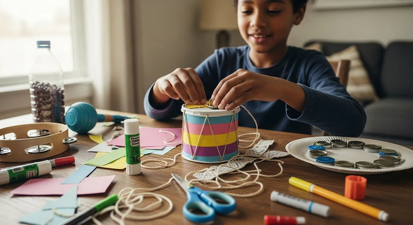 DIY Drum Craft for Kids: Make Music at Home | I'm the Chef Too