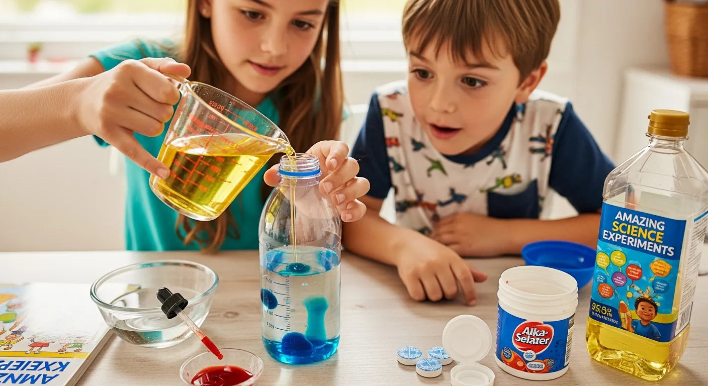 DIY Lava Lamp Craft for Kids: Spark STEM Fun! | I'm the Chef Too