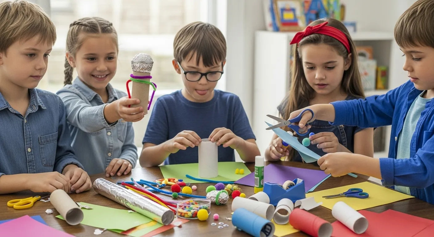 DIY Microphone Craft for Kids: Amplify Playtime Fun! | I'm the Chef Too