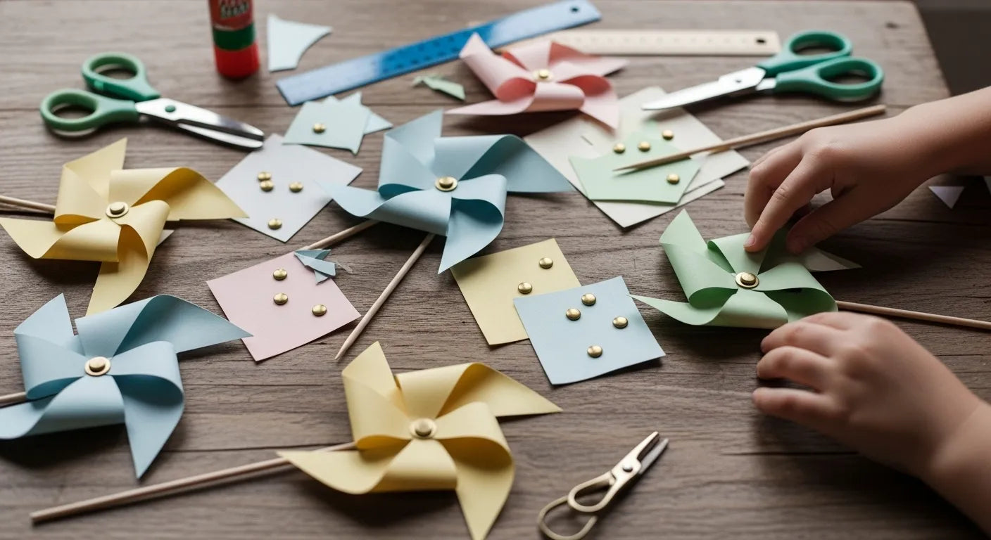 DIY Pinwheels Craft for Kids: Whirling Fun & Learning | I'm the Chef Too