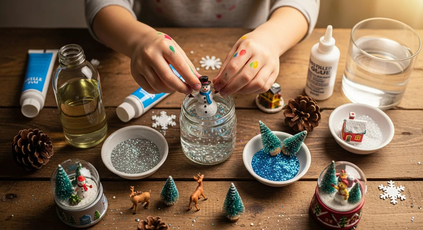 DIY Snowglobe Craft for Kids: Sparking Winter Joy & STEM | I'm the Chef Too