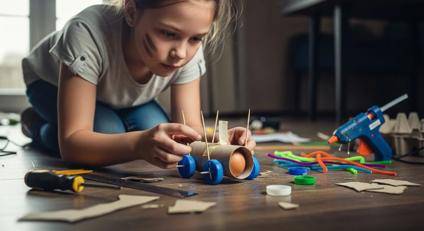 DIY Stem Egg Car Project: Crash Course in Engineering | I'm the Chef Too